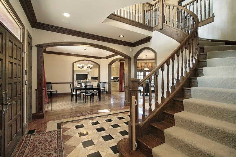 27 Gorgeous Stair Railing Ideas For Your Home's Entryway