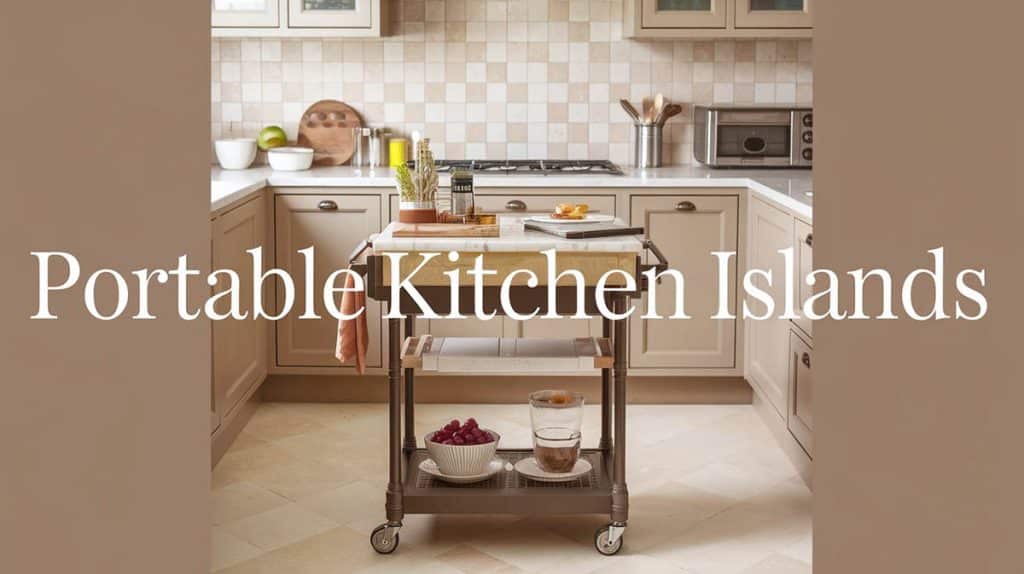 Portable Kitchen Islands (Rolling & Movable Designs)