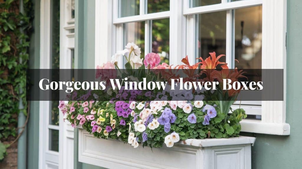 37 Gorgeous Window Flower Boxes (with Pictures)