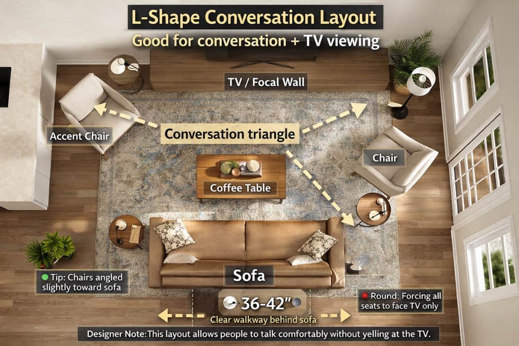 How To Design An Open Concept Living Room So It Looks Amazing