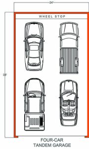 What is a Tandem Garage? (Pros & Cons & Layout Designs)
