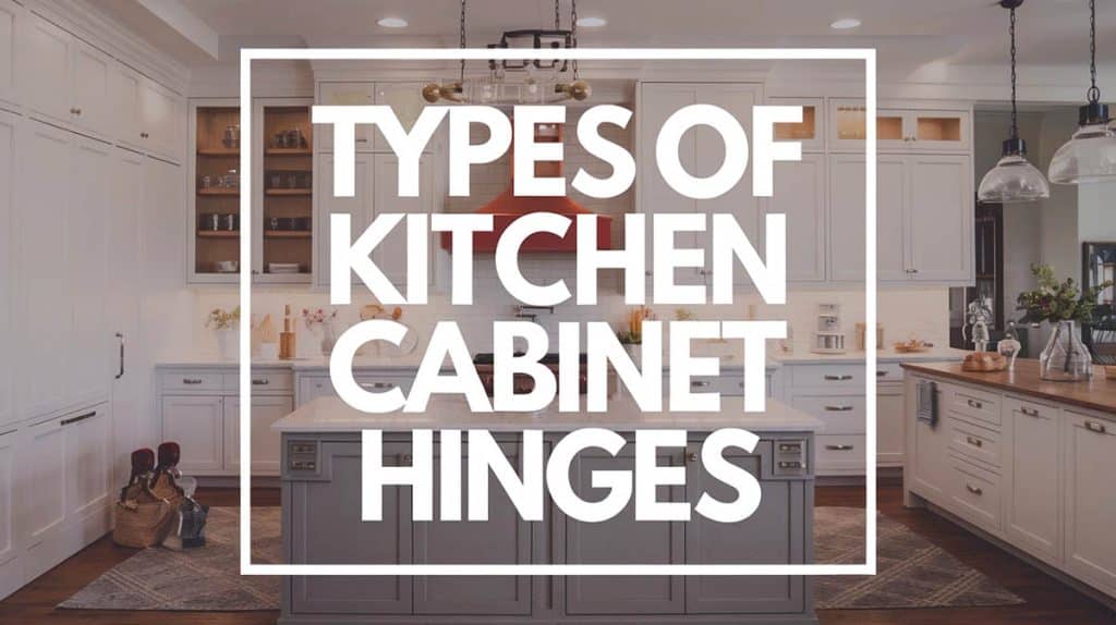 19 Types of Kitchen Cabinet Hinges (Design Guide)