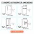 What Are The Standard Refrigerator Dimensions? Measuring & Size Guide