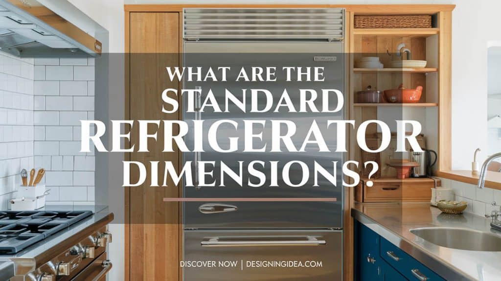 What Are The Standard Refrigerator Dimensions? Measuring & Size Guide