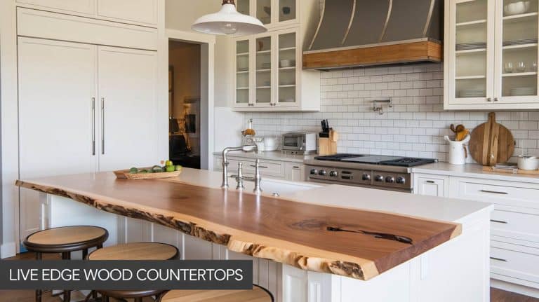 Are Live Edge Wood Countertops Worth It? (Design Guide)