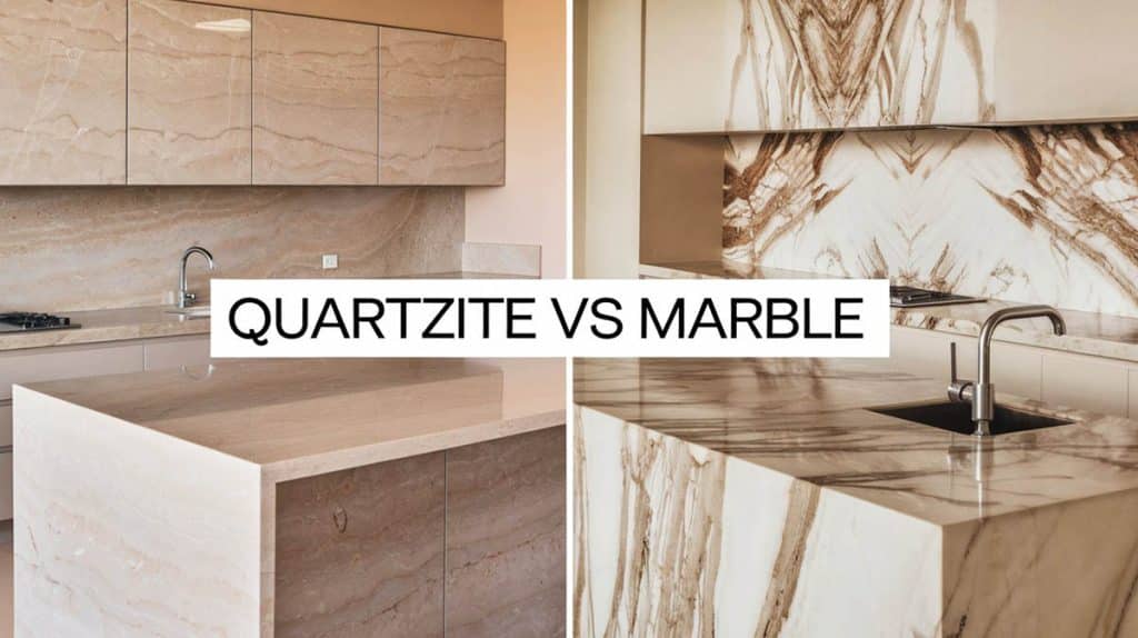 Quartzite vs Marble Comparison (Countertops Design Guide)