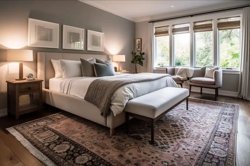 Bedroom Rug Placement (Layout Guide) - Designing Idea