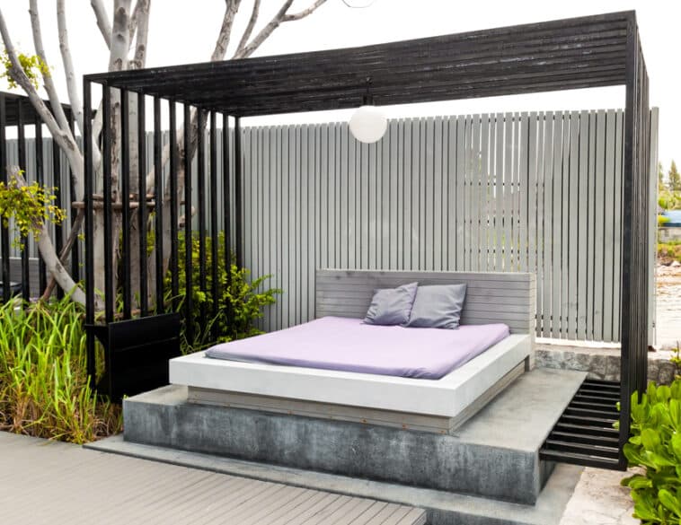 Pergola Privacy Wall (11 Backyard Screening Ideas)