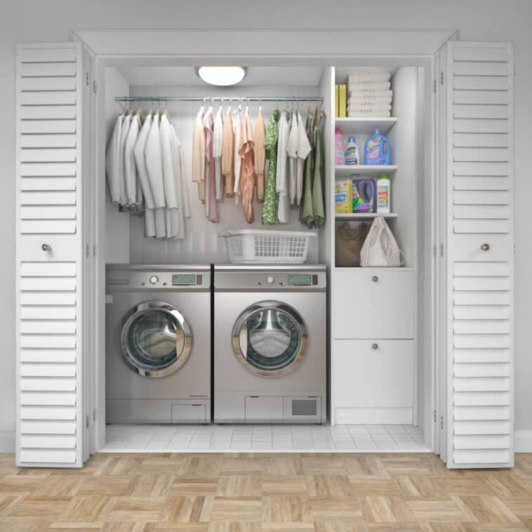 Laundry Chute in House