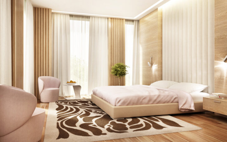 15 Exciting Floor To Ceiling Headboard Bedroom Ideas