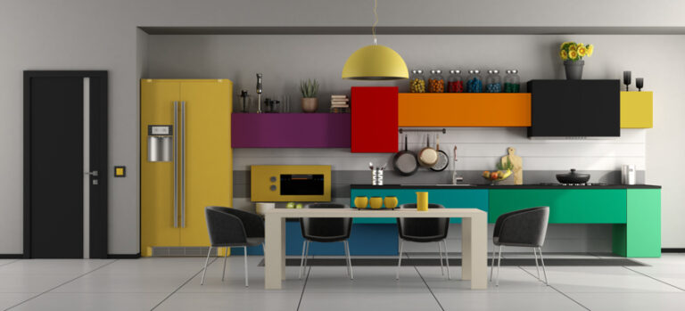 Mixed Color Kitchen Cabinets - Designing Idea
