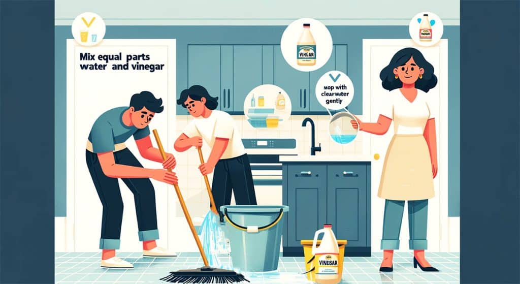 How To Clean Tile Floors With Vinegar And Baking Soda