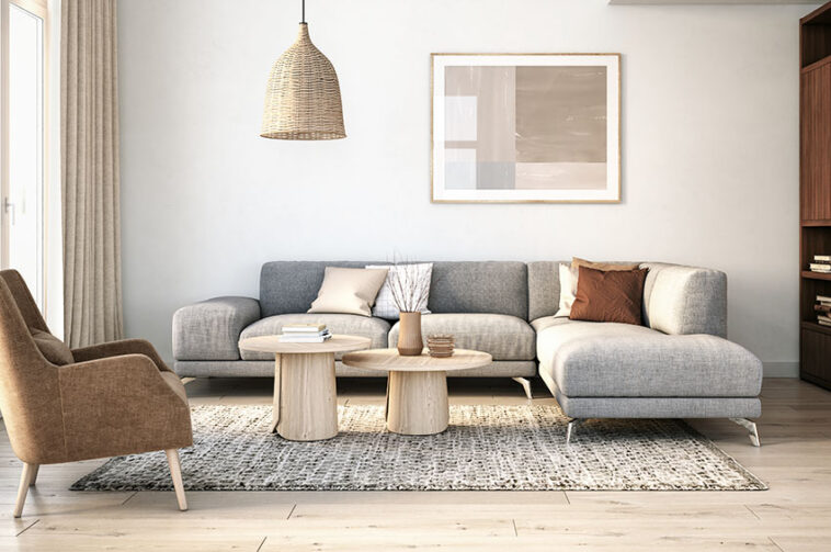 Rug Placement Under Living Room Sectional