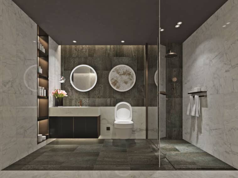 7 Space-Saving Bathroom Layouts With a Tub and Shower