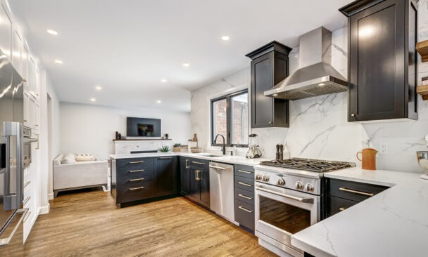 How To End Backsplash On Open Wall