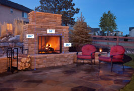 Outdoor Fireplace Dimensions (Space Needed & Layout Sizes)