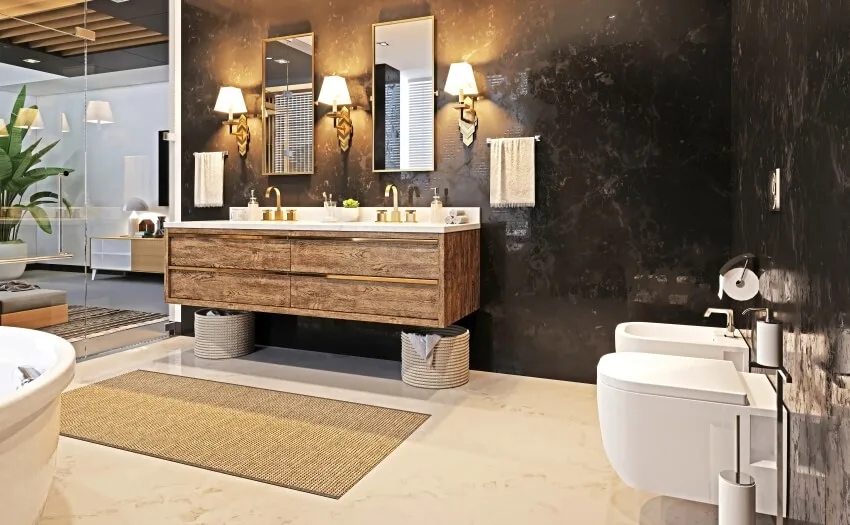 Floating Bathroom Countertops - Designing Idea