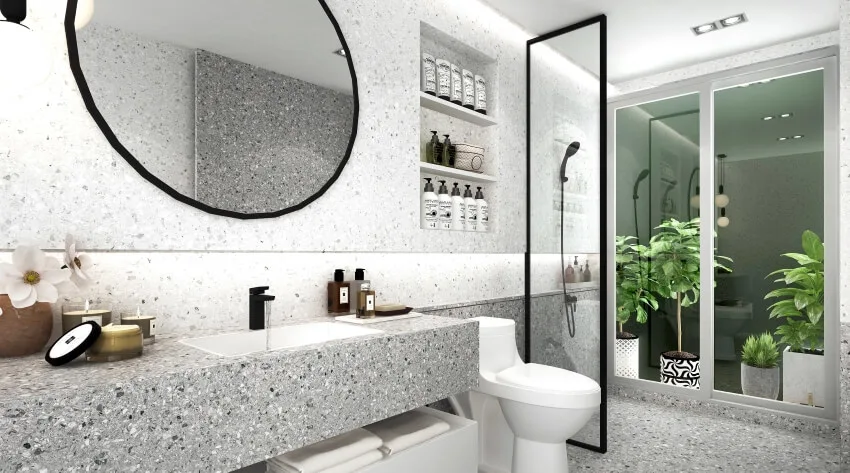 Floating Bathroom Countertops - Designing Idea