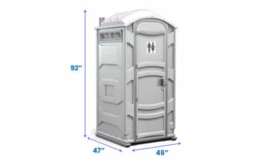 Porta Potty Dimensions (Portable Toilet Sizes)