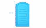 Porta Potty Dimensions (Portable Toilet Sizes)