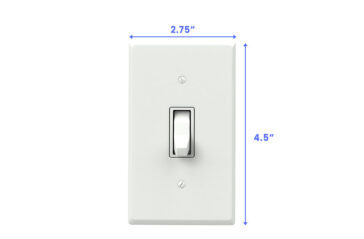 Light Switch Cover Dimensions (Plate Sizes)