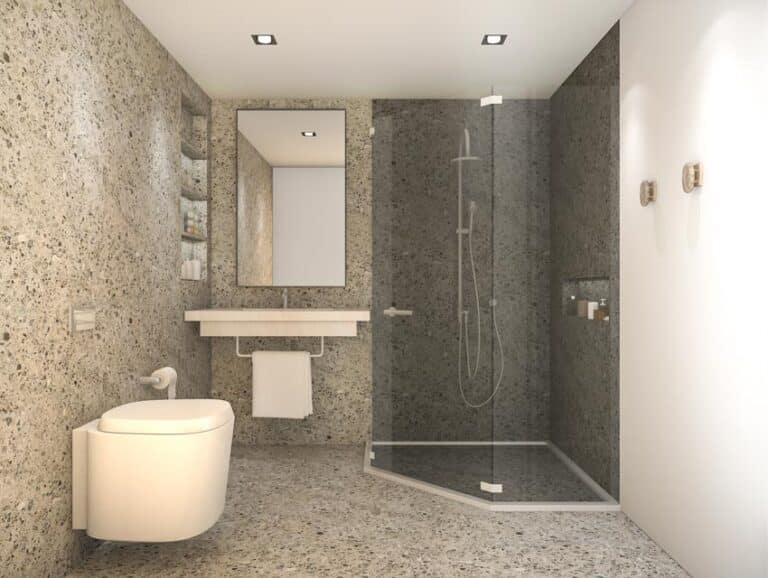 Terrazzo Shower (Bathroom Material & Design Guide)