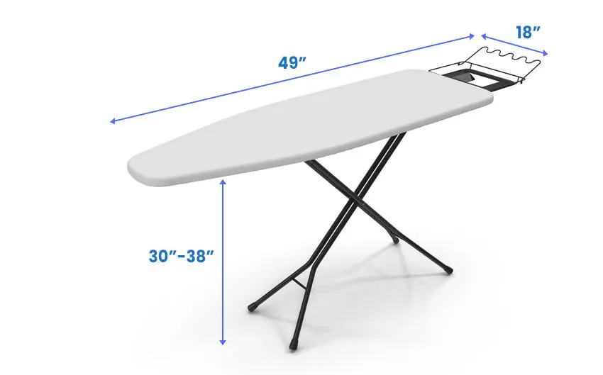 Ironing Board Sizes Dimensions Guide Designing Idea