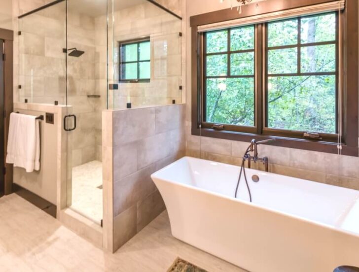 Pony Wall In Shower (Bathroom Designs & Building Tips)