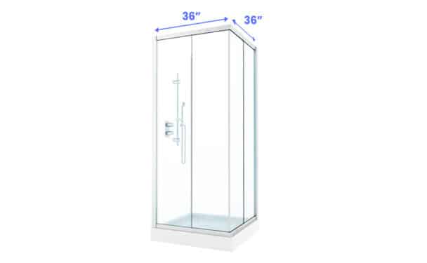 Doorless Walk In Shower Dimensions