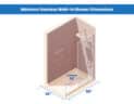 Doorless Walk In Shower Dimensions
