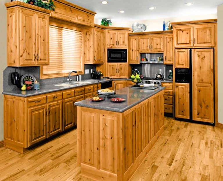 Natural Wood Kitchen Cabinets (Design Pictures)