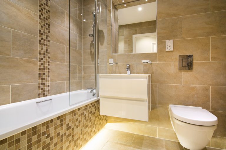 Waterfall Tile Shower (Designs & Layout Ideas)