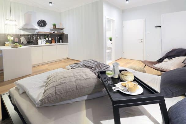 What Is The Average Studio Apartment Size? Minimum, Rug & Bed Tips