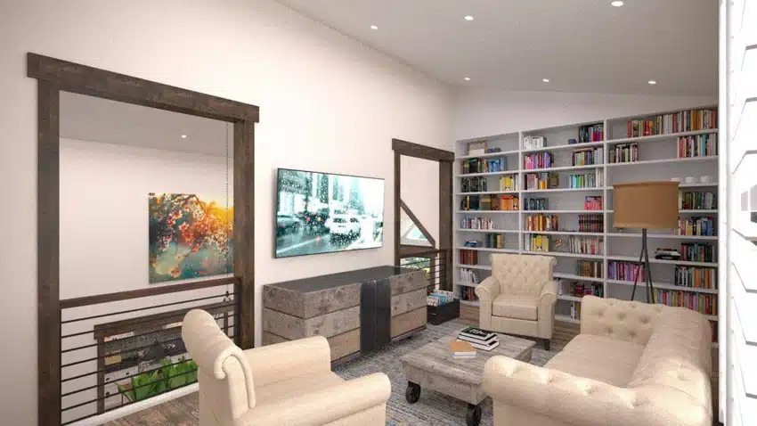 Modern Farmhouse Plan With Studio Apartment - Designing Idea