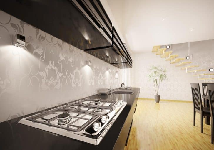 Peel And Stick Wallpaper Kitchen Makeover