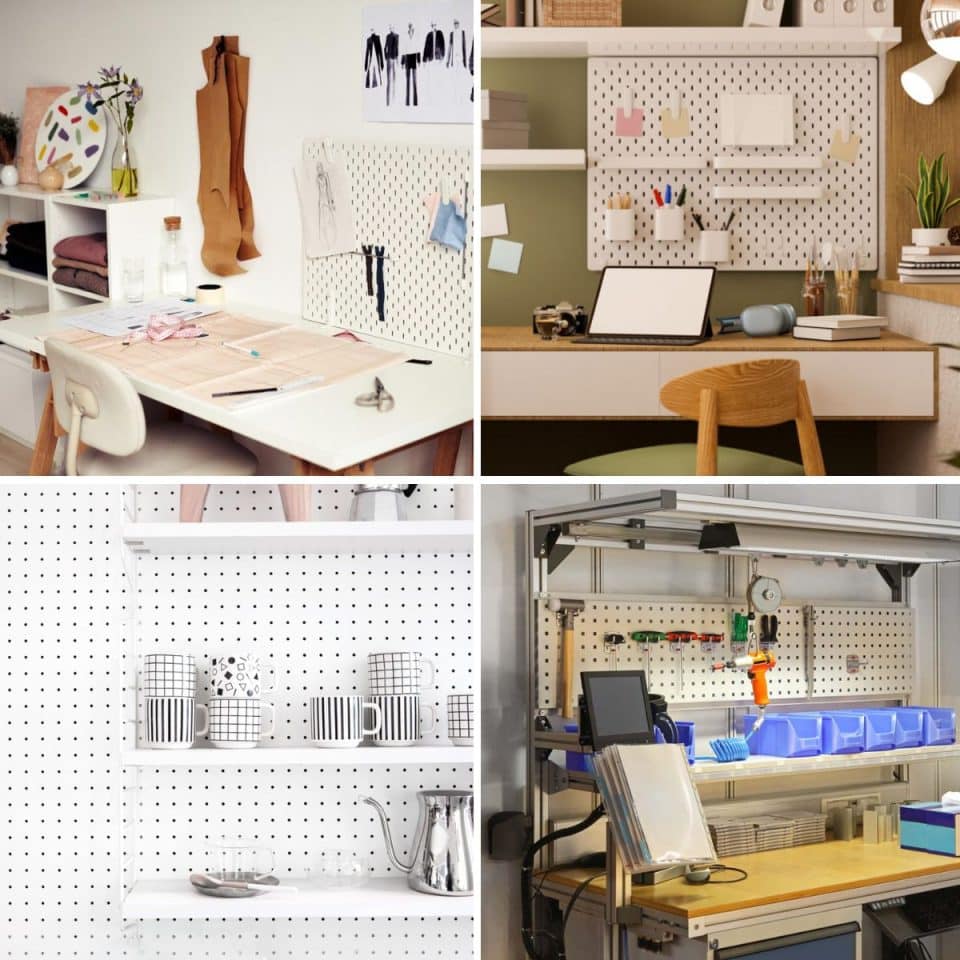 29 Creative Pegboard Ideas (For Different Rooms in the House)