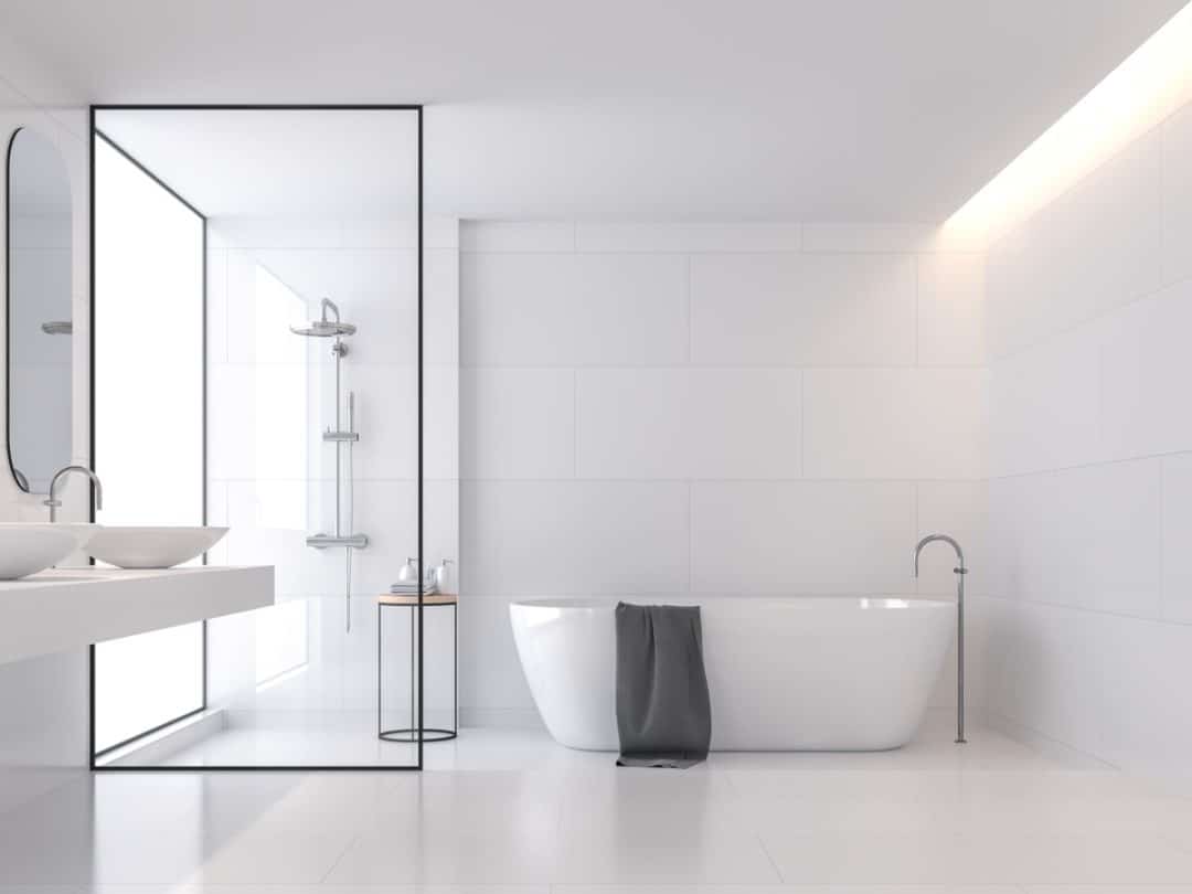 Groutless Shower Walls (12 Beautiful Bathroom Options)