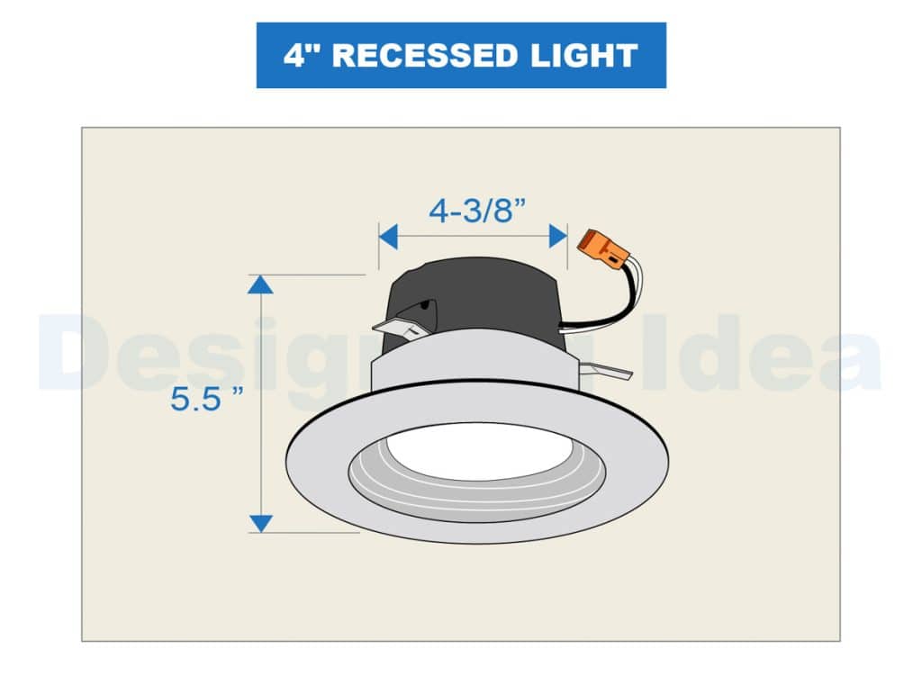 Recessed Lighting Sizes (Fixture Images & Measurement Tips)