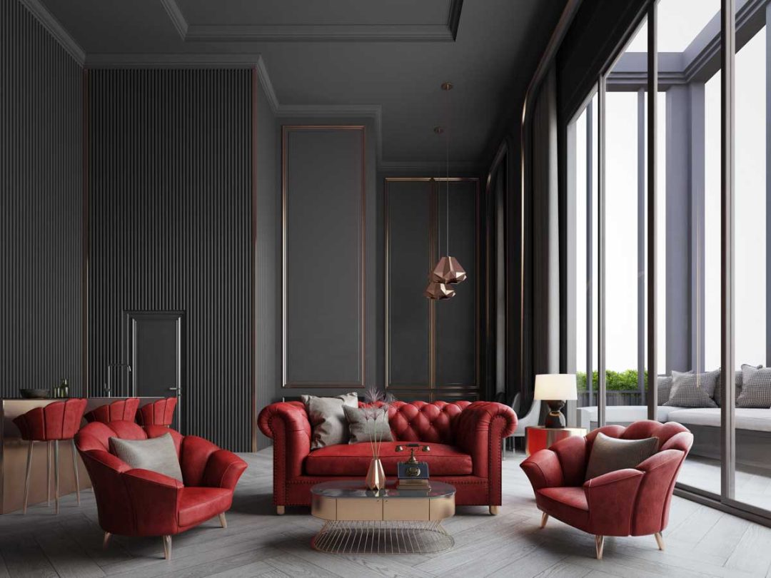 9 Paint Color Schemes for a Red Couch (Designer Tips)