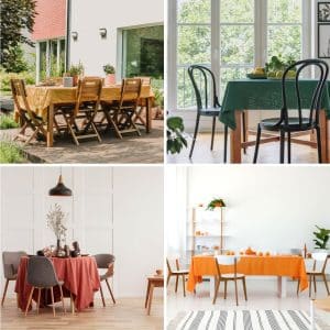 7 Essential Round Table Overlay Sizes for Different Shapes