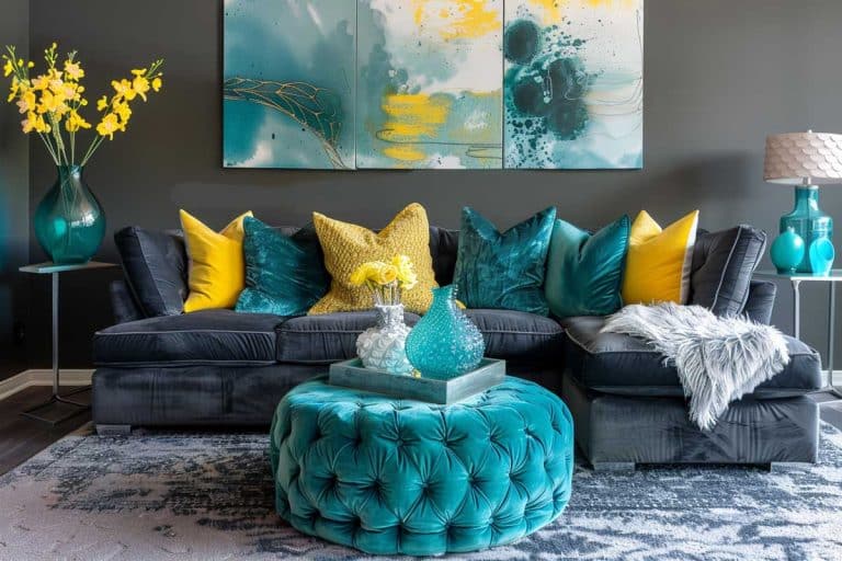 19 Gray And Teal Living Room Ideas For Different Styles