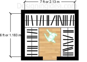 10 Architect-Designed Walk-In Closet Layout Floor Plans