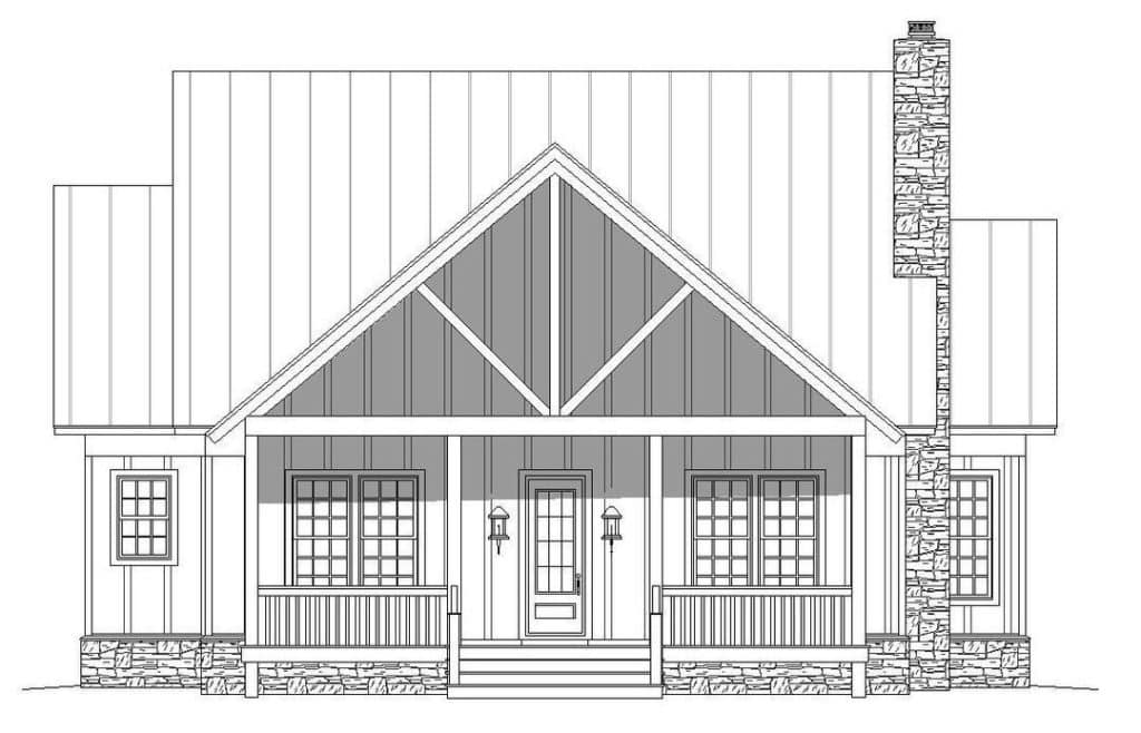 Charming Country Cottage With Gabled Roof And 2 Bedrooms & 3 Baths