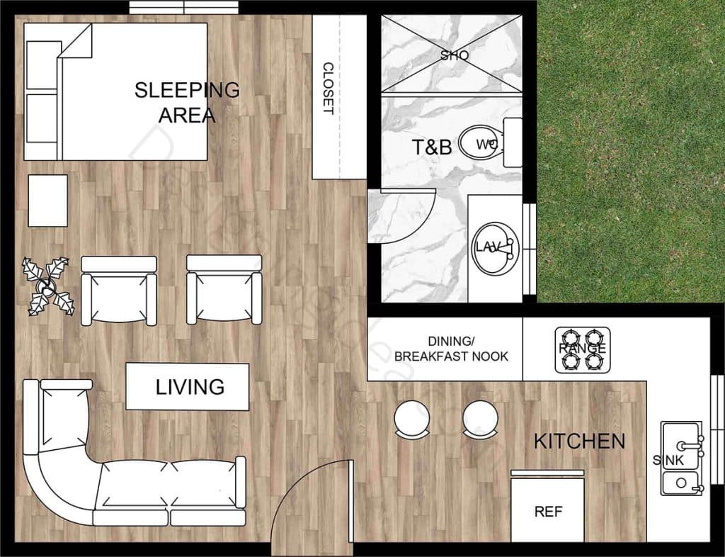 7 Space-Saving 400 Sq Ft Studio Apartment Layout Ideas