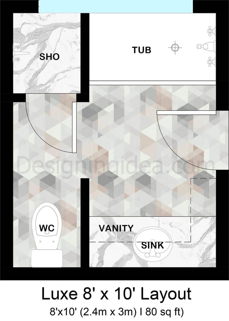 7 Space-Saving Bathroom Layouts With a Tub and Shower