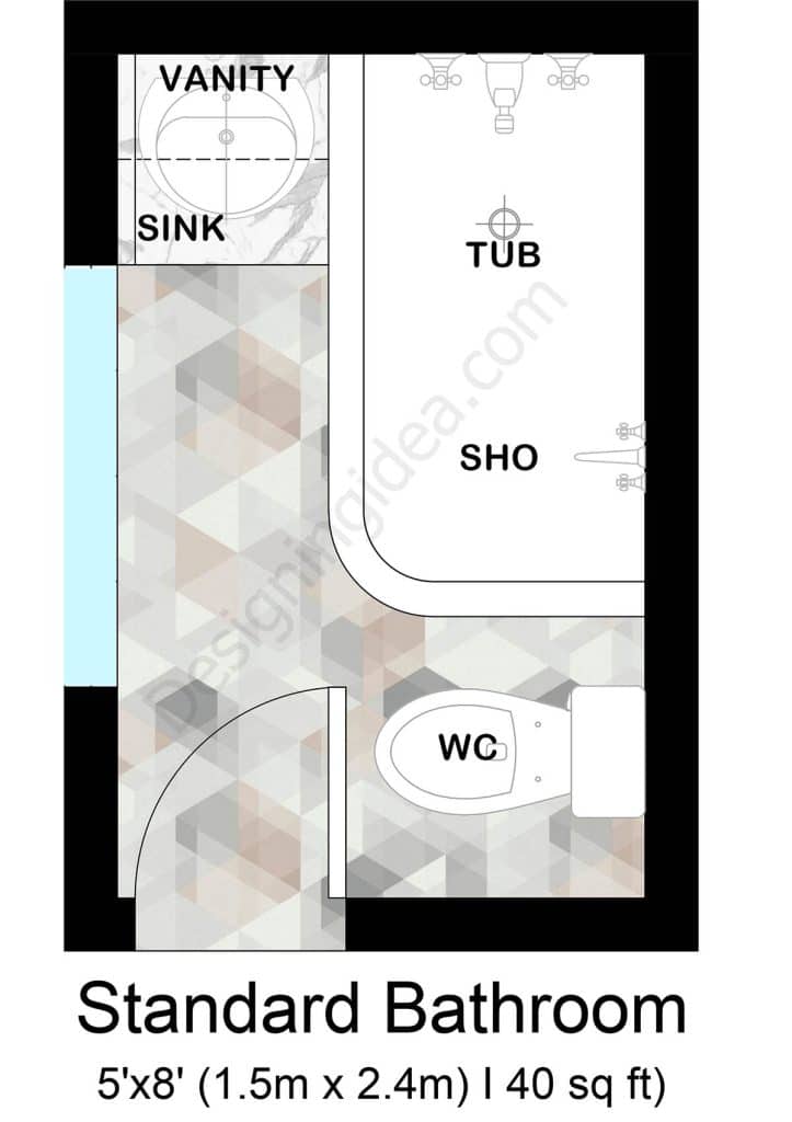 7 Space-Saving Bathroom Layouts With a Tub and Shower