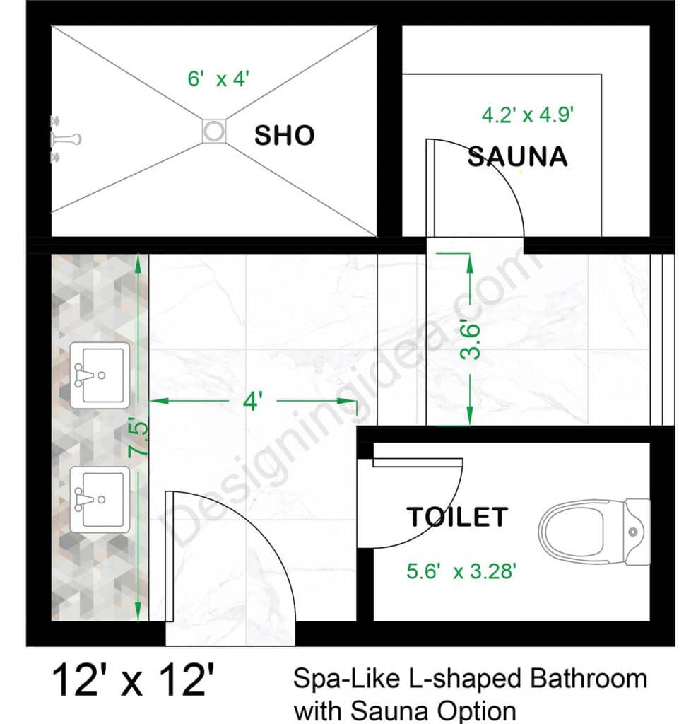 5 L-Shaped Bathroom Floor Plans That Blend Function & Style