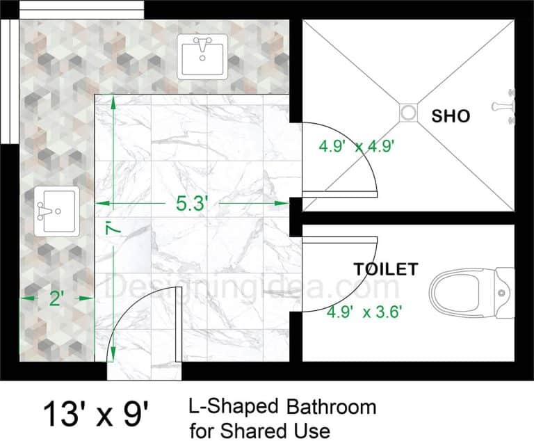 5 L-Shaped Bathroom Floor Plans That Blend Function & Style