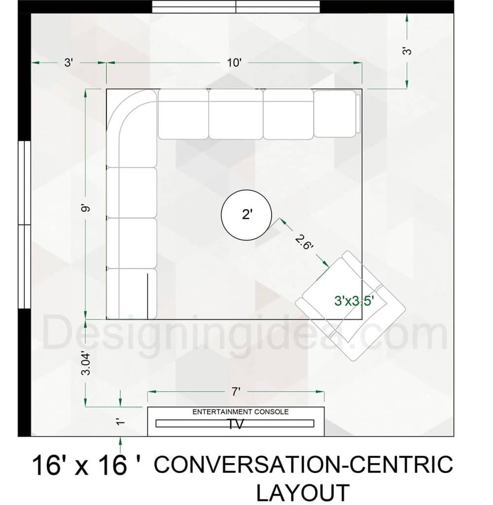 5 Living Room Floor Plan Ideas with Sectional and Recliner