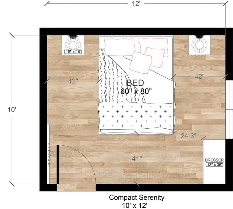 7 Small Bedroom Layouts for Couples Who Value Both Space and Style